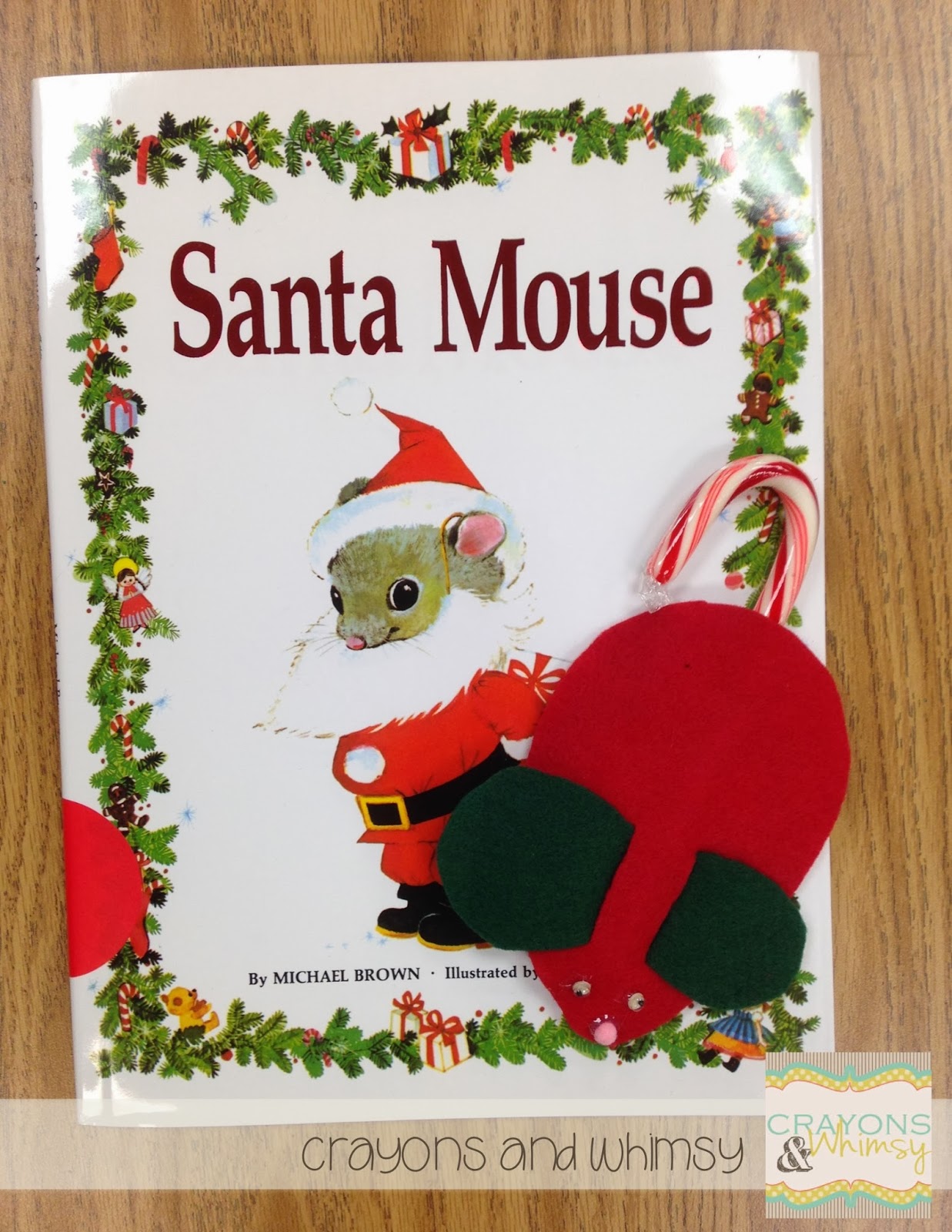 Santa Mouse {Easy Ornament Idea} - Crayons and Whimsy