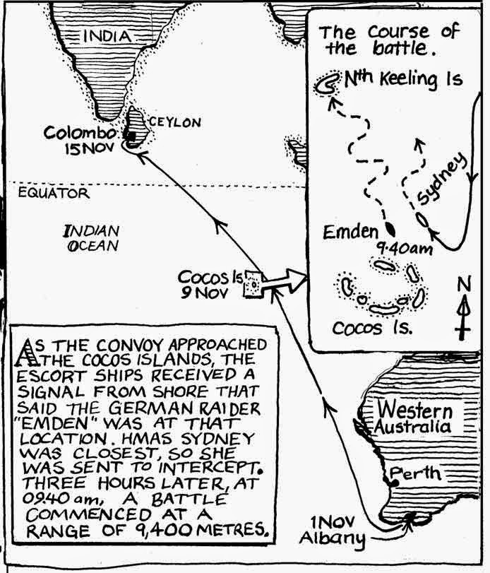 The Anzac Legend: HMAS Sydney vs SMS Emden, 09 Nov 1914
