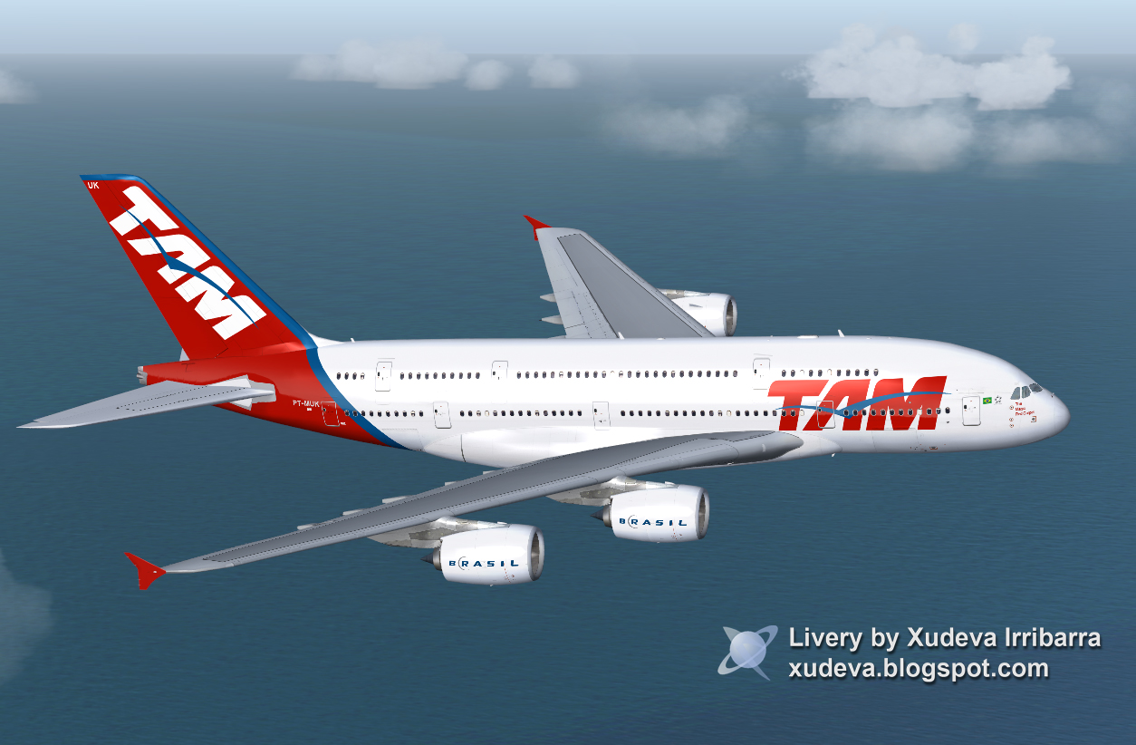 xudeva.blogspot.com: TAM Linhas Aereas Airbus A380-861