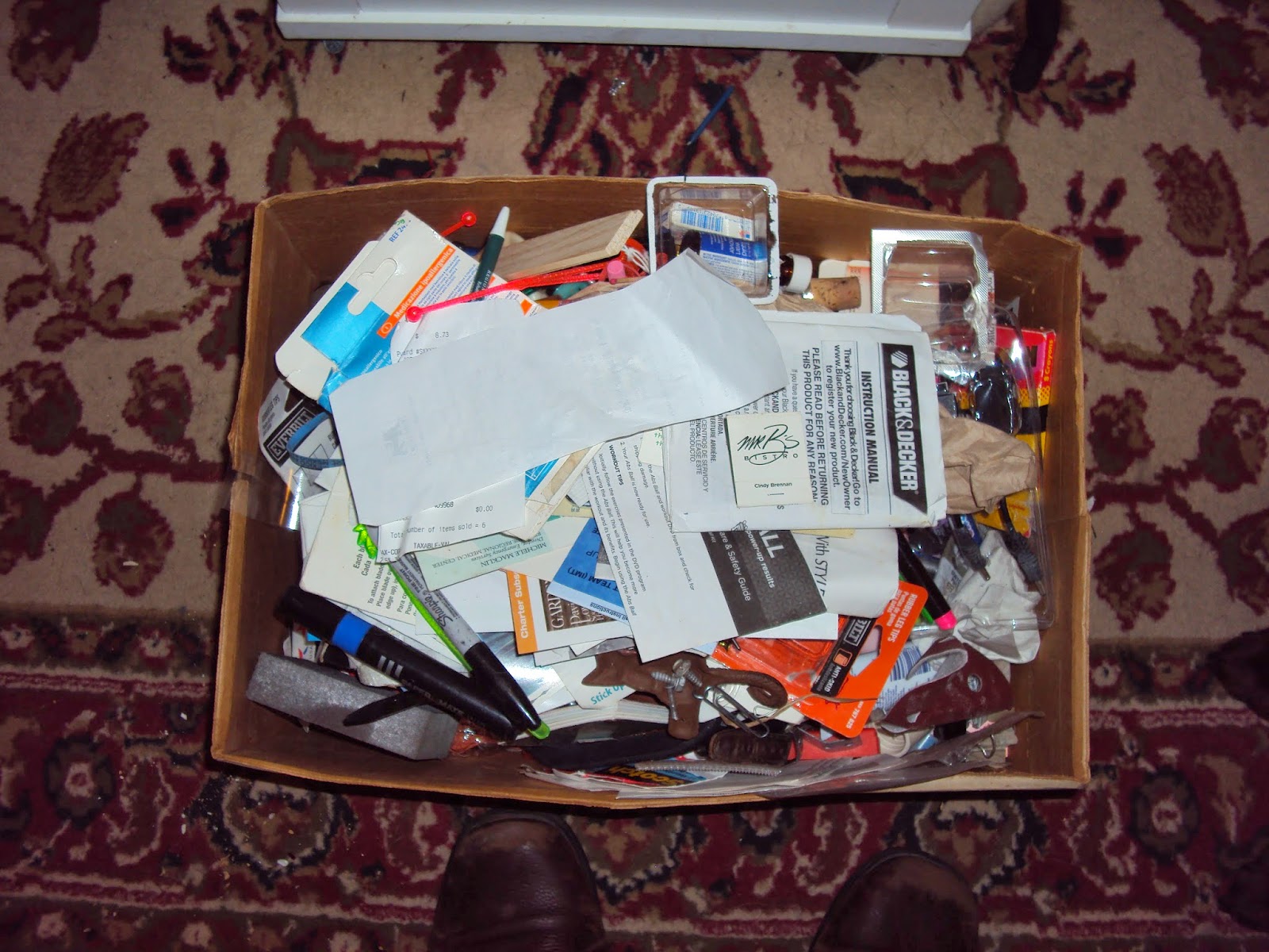 40 Boxes for 40 Days: Day 10: The Junk Drawer