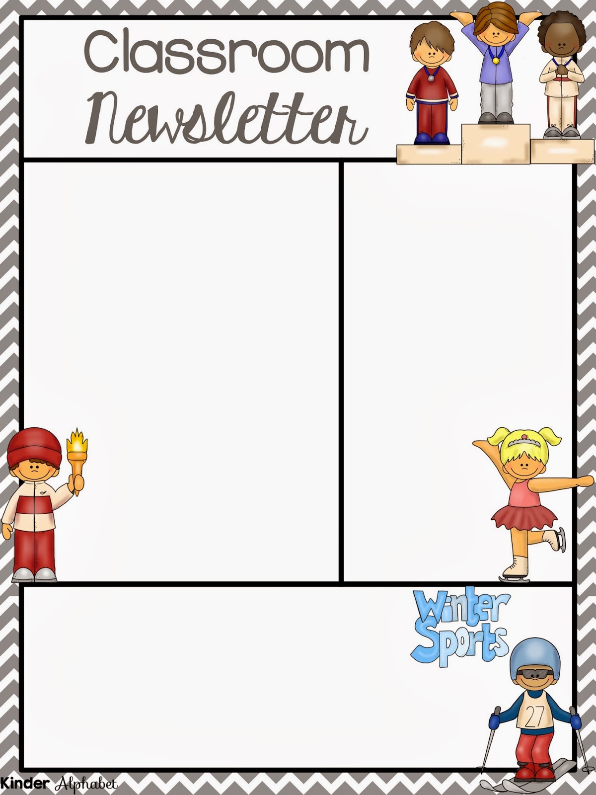 Freebielicious: FREE Winter Sports Newsletter Templates