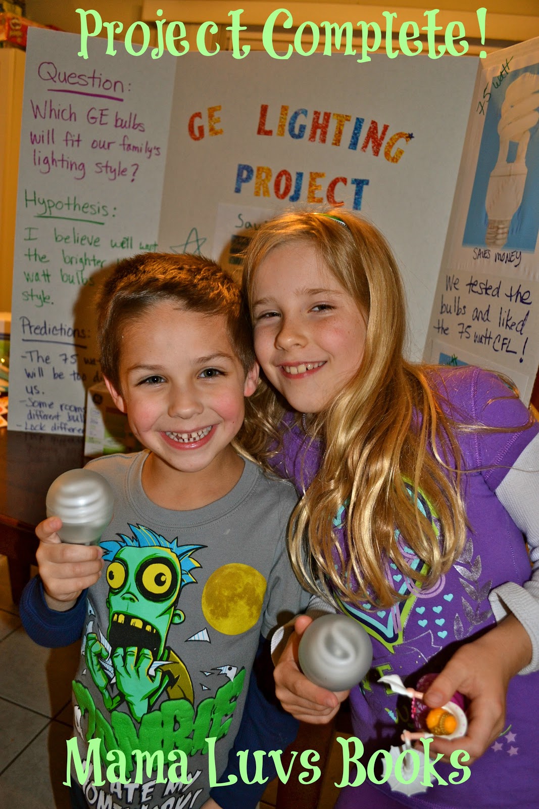 Science Project: GE Lighting Experiment | GE Light Bulbs| Save Energy ...