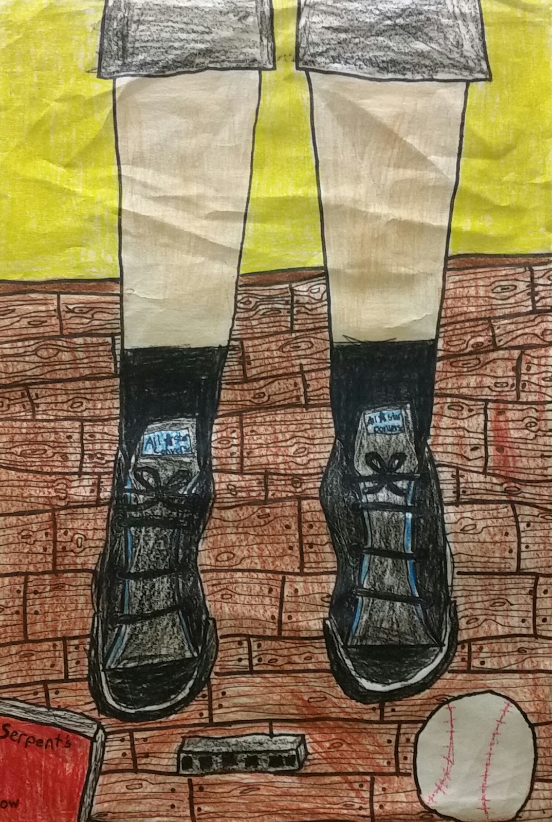 Crazy Busy Art Room: Shoe Portraits