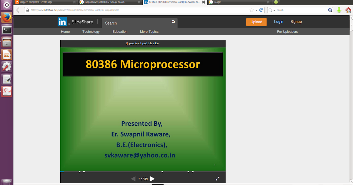 Microprocessor 80386