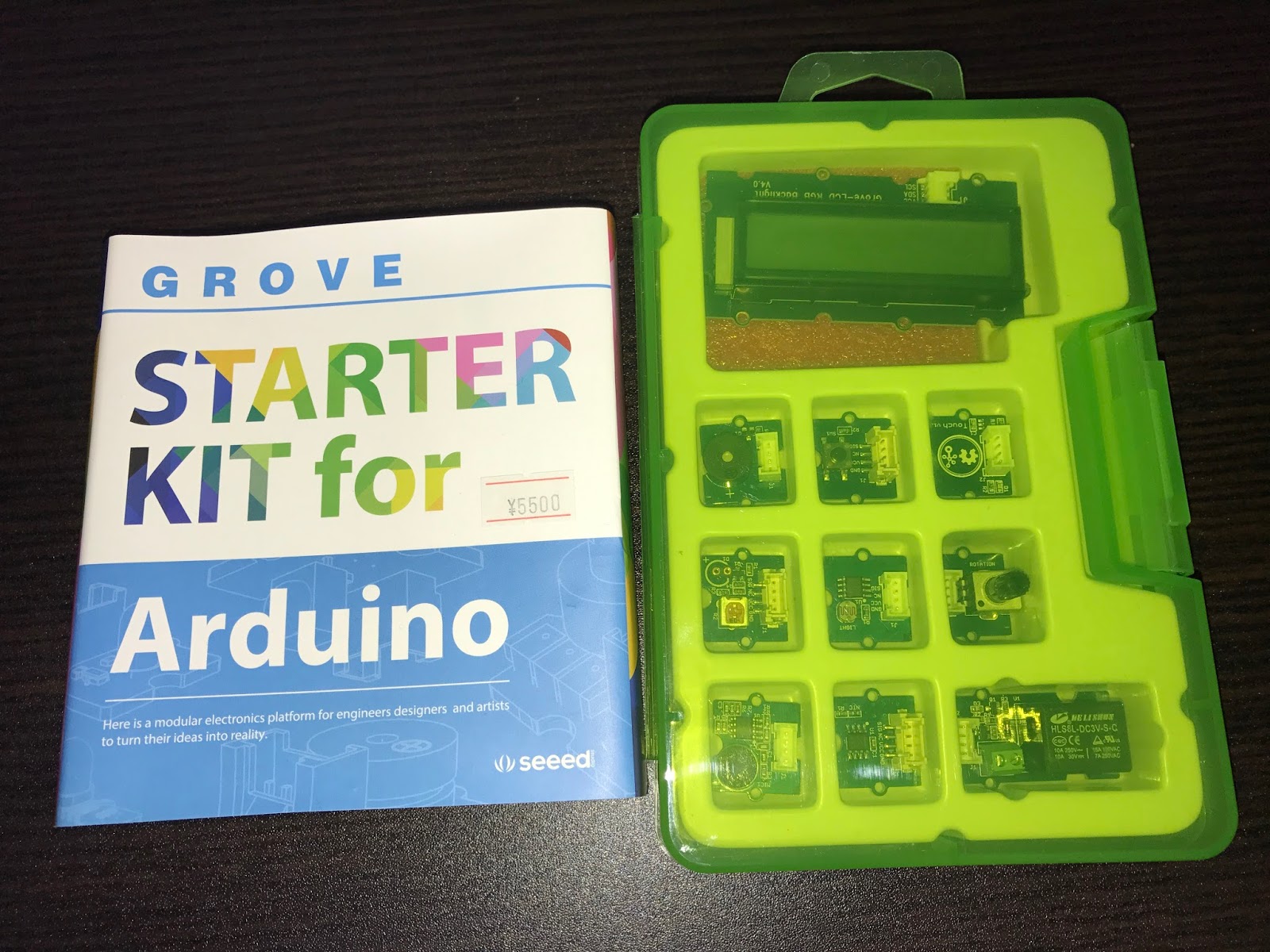 落書き帳: GROVE STARTER KIT for Arduino スターターキット
