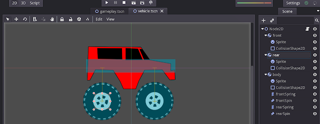 Vehicle Physics (Godot 2D)