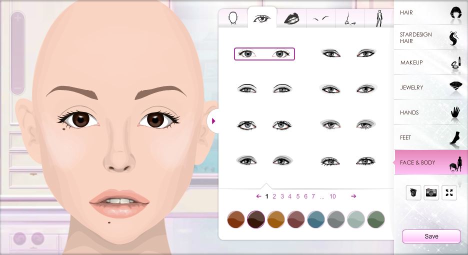 Everything Stardoll: How to have BIG eyes on stardoll