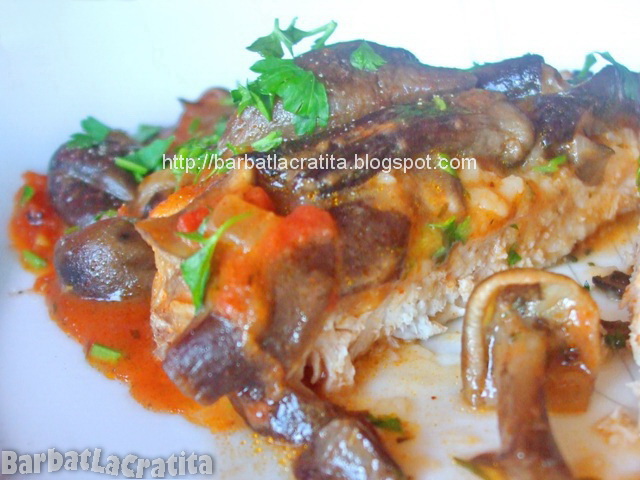 Escalop de porc cu ciuperci | Rețete BărbatLaCratiță