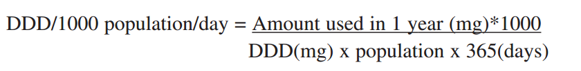 Drug Utilization Methodology: การใช้ ATC/DDD system