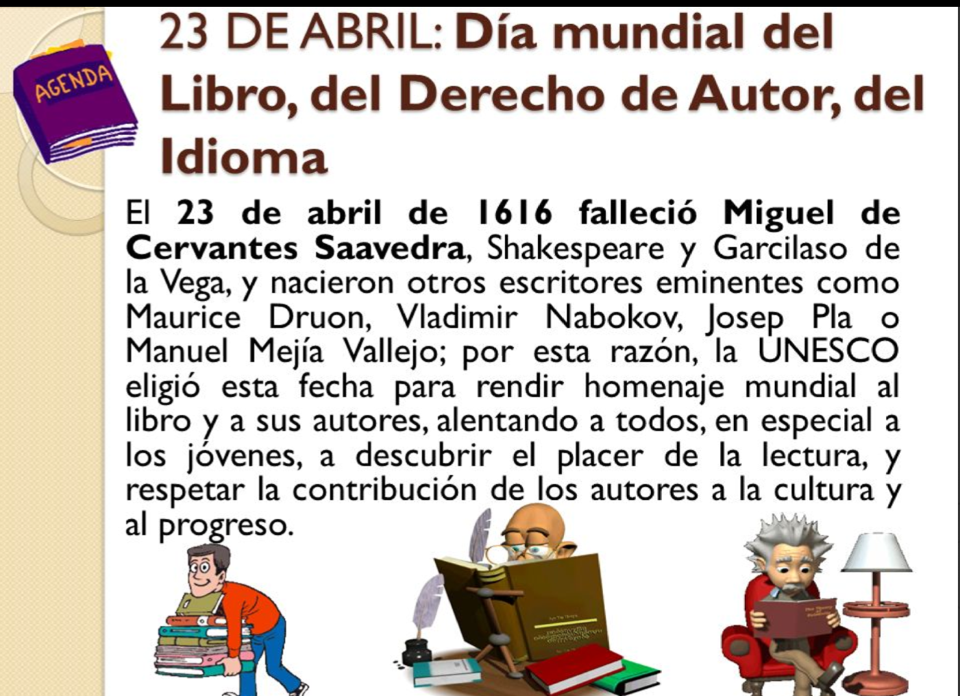 SABER O JUGAR: DÍA DEL LIBRO 23 de ABRIL