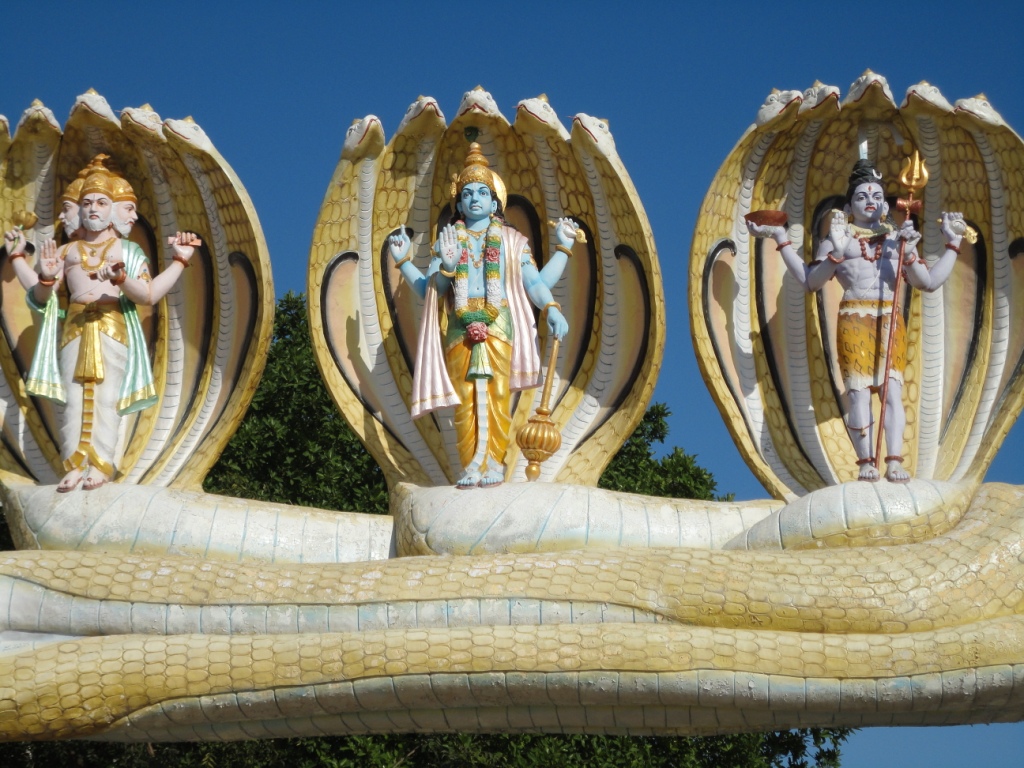 Spiritual Heritage of India: Trimurti Statues(Brahma Vishnu and ...