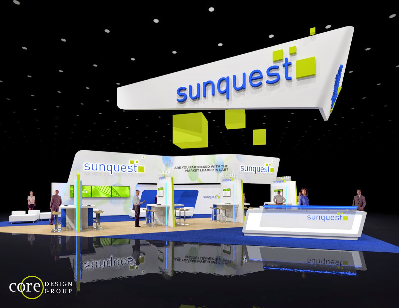 Sunquest 60' x 60' Island Exhibit: HiMSS - Core Design Group