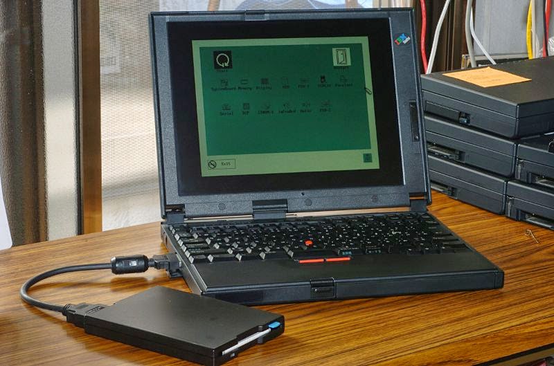 電算機孝行: ThinkPad 560E のフロッピードライブ回路の修理