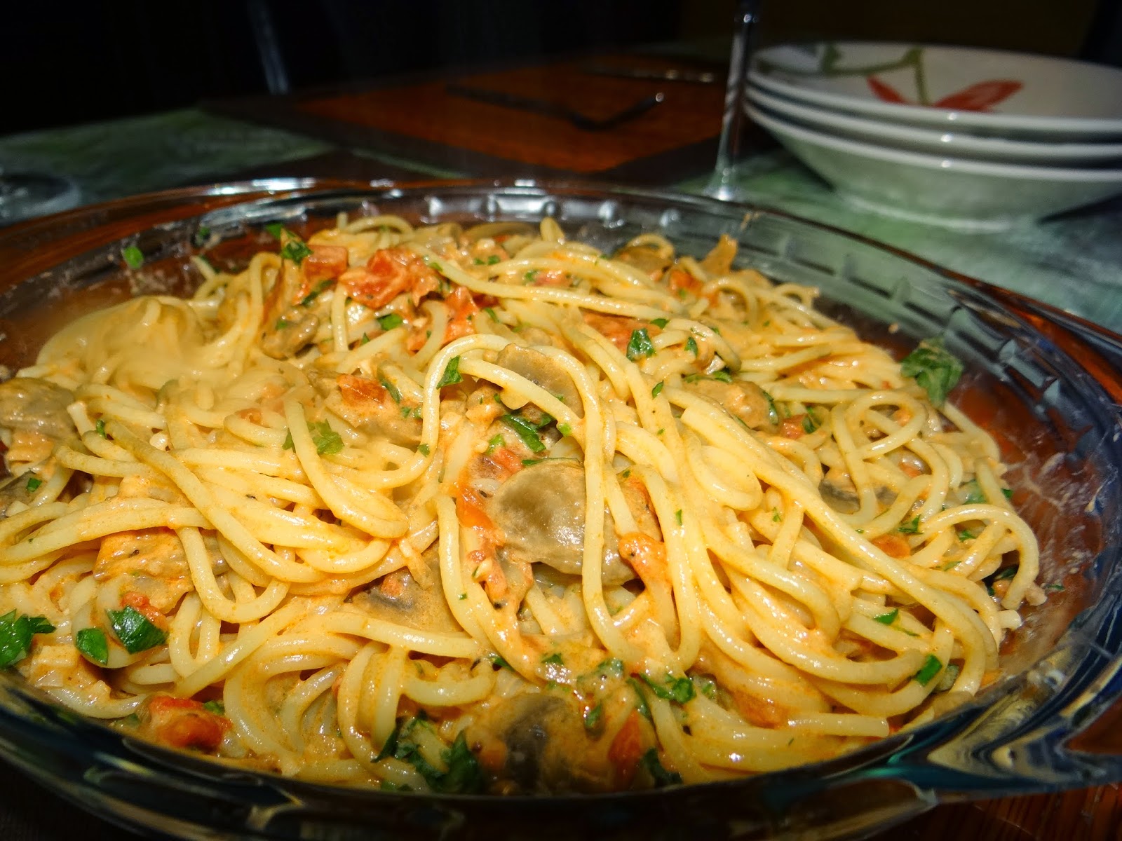 MESA NOSTRA: Spaghetti al funghi