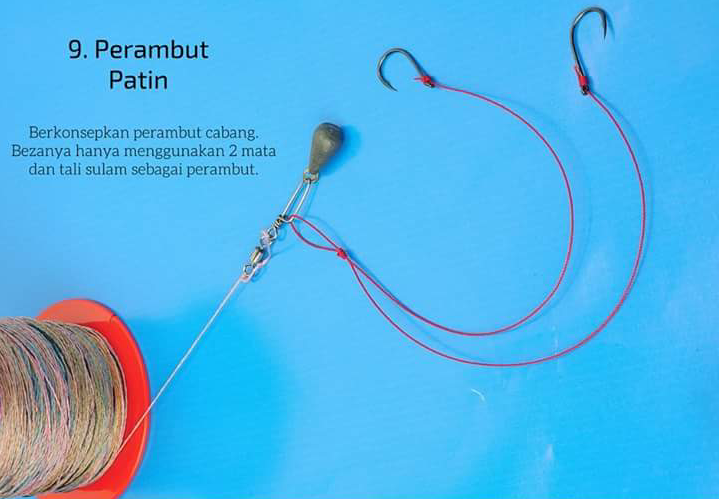 pancing2u.blogspot.com: Tips Pancing2u: 20 Perambut Asas Kaki Pancing