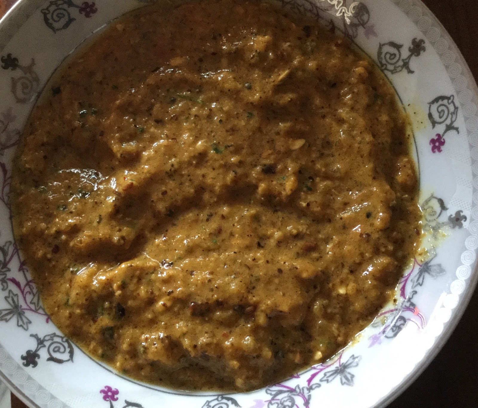 Dosakaya pachadi ( Roasted Cucumber chutney)