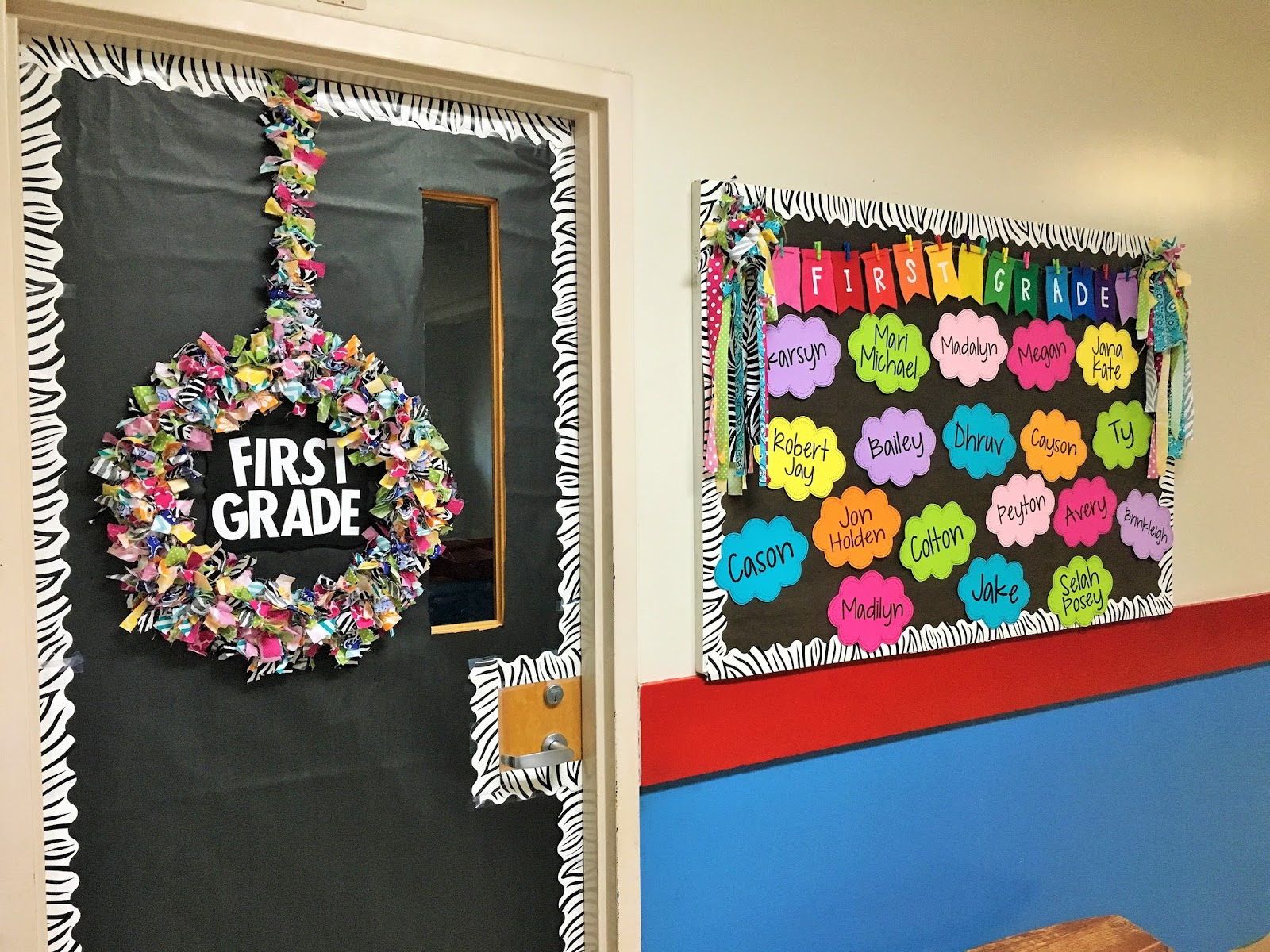 Doodle Bugs Teaching {first grade rocks!}: Back to School Bulletin ...