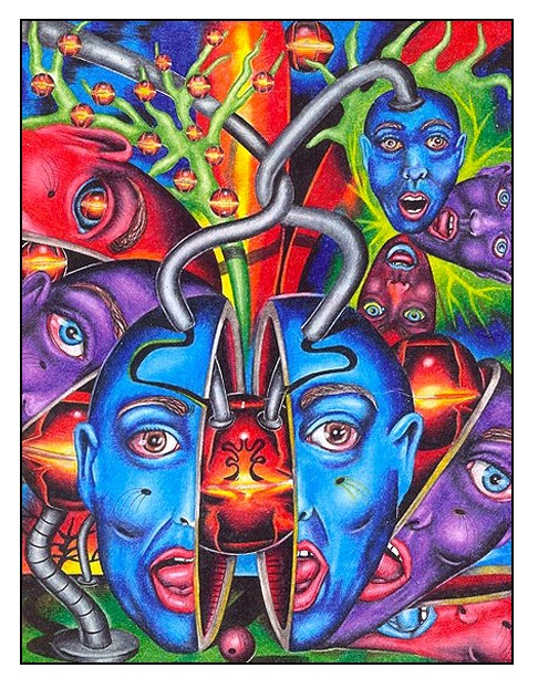 Imaginative Pencil Blog: The Mysterious Landscape of the Mind depicted ...