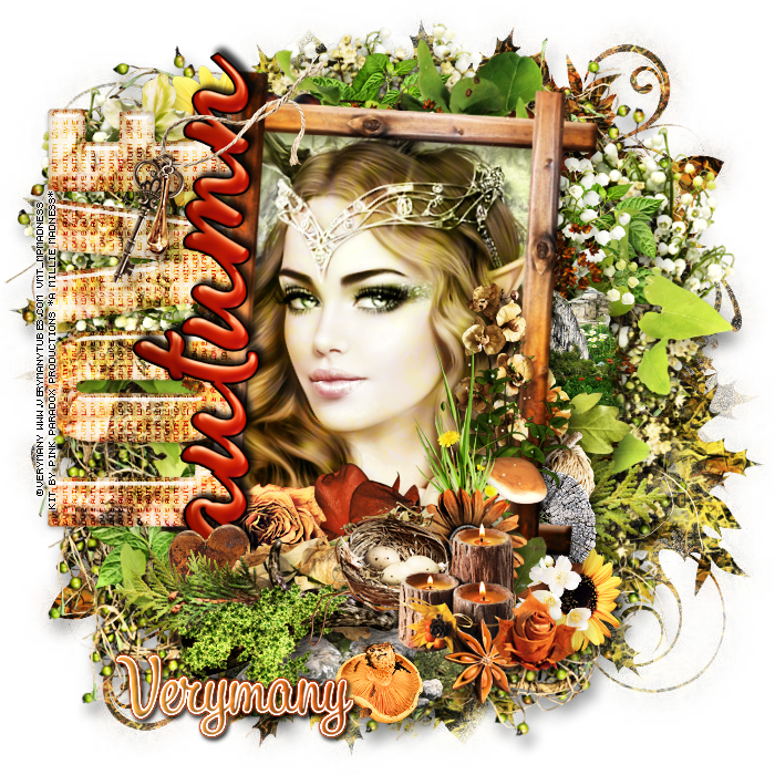 Millie's PSP Madness: Autumn Love Wordart and Tag with FOREST ELF 3 by ...