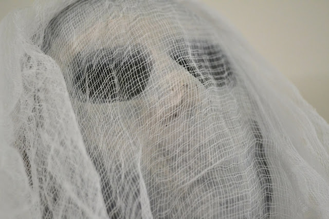 Bellapia Designs: Ghost with Paper Mache mask