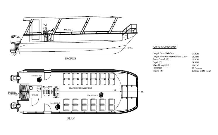 BOAT DESIGN AND MARINE ENGINEERING SERVICES: 30' GRP Catamaran - River ...