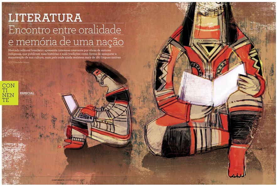 Tecido De Vozes Especial De Literatura Indígena Na Revista Continente
