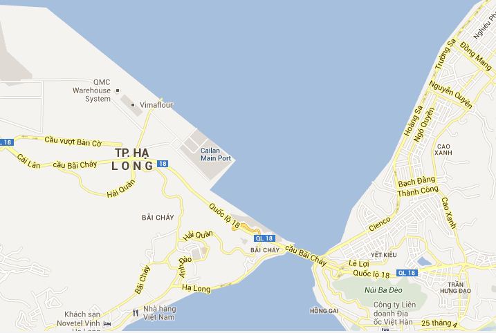 HaLong Bay tourist map | HaLong Bay Vietnam tourist maps