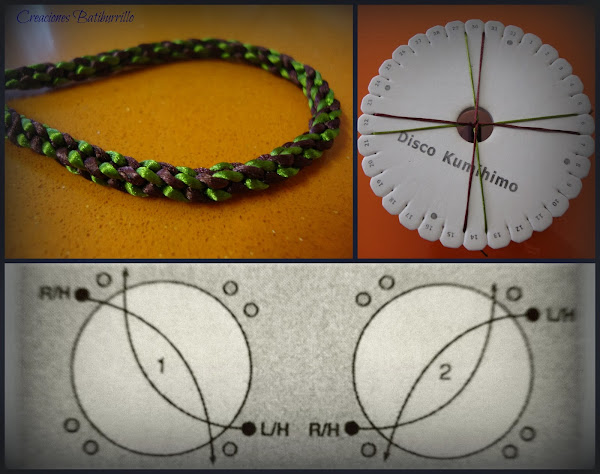 KUMIHIMO XXX:OTRO CORDON CUADRADO DE 8 HILOS | Manualidades