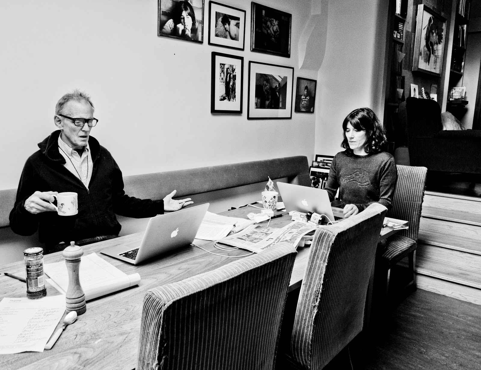 Tao Ruspoli's Blog: London: Chez Bella Freud and James Fox