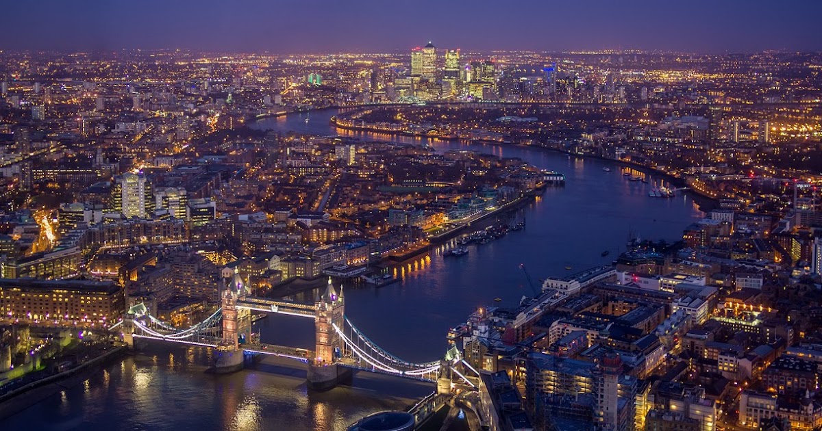 View From The Shard At Night