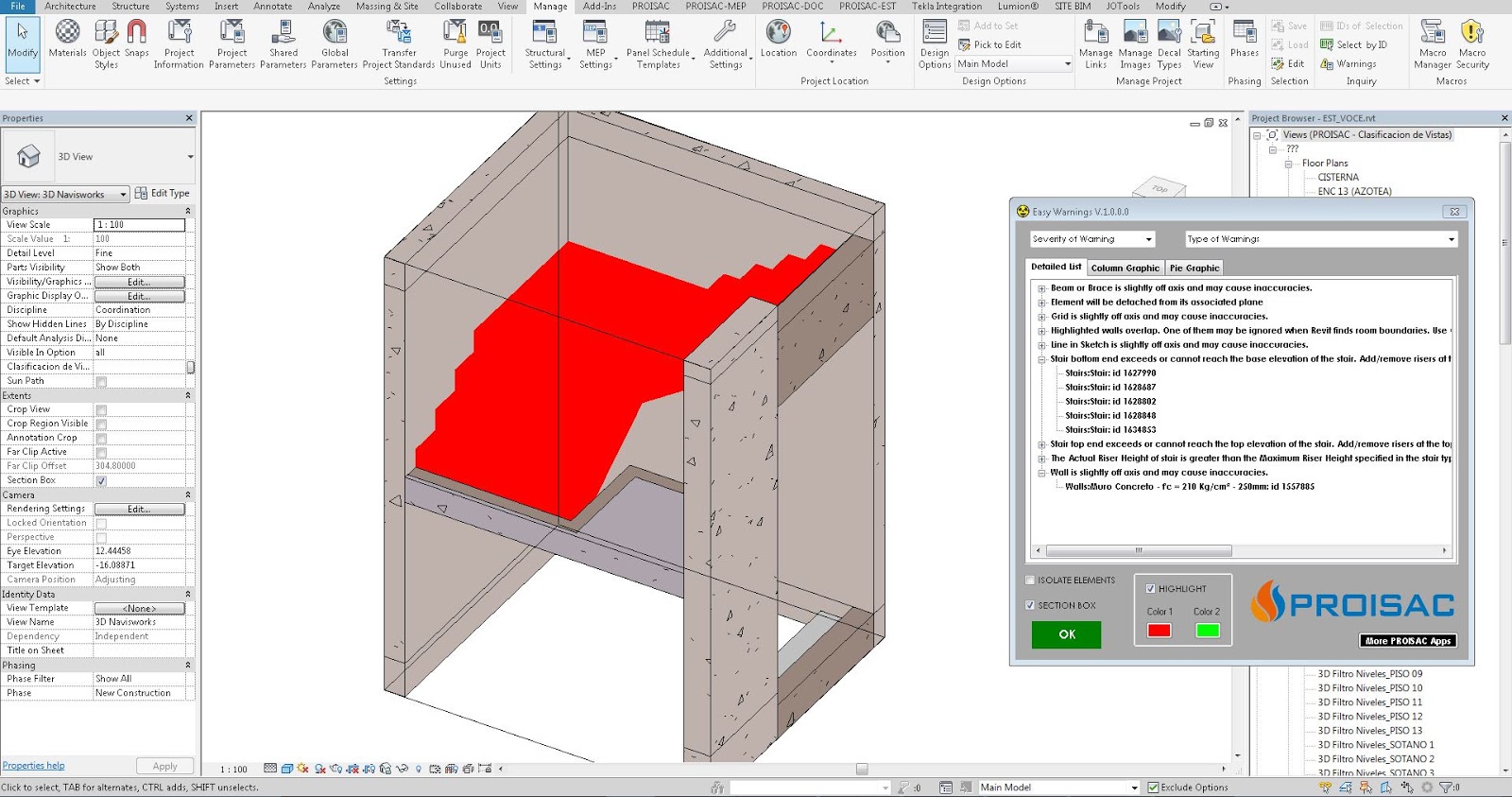 Revit Add Ons Easy Warnings