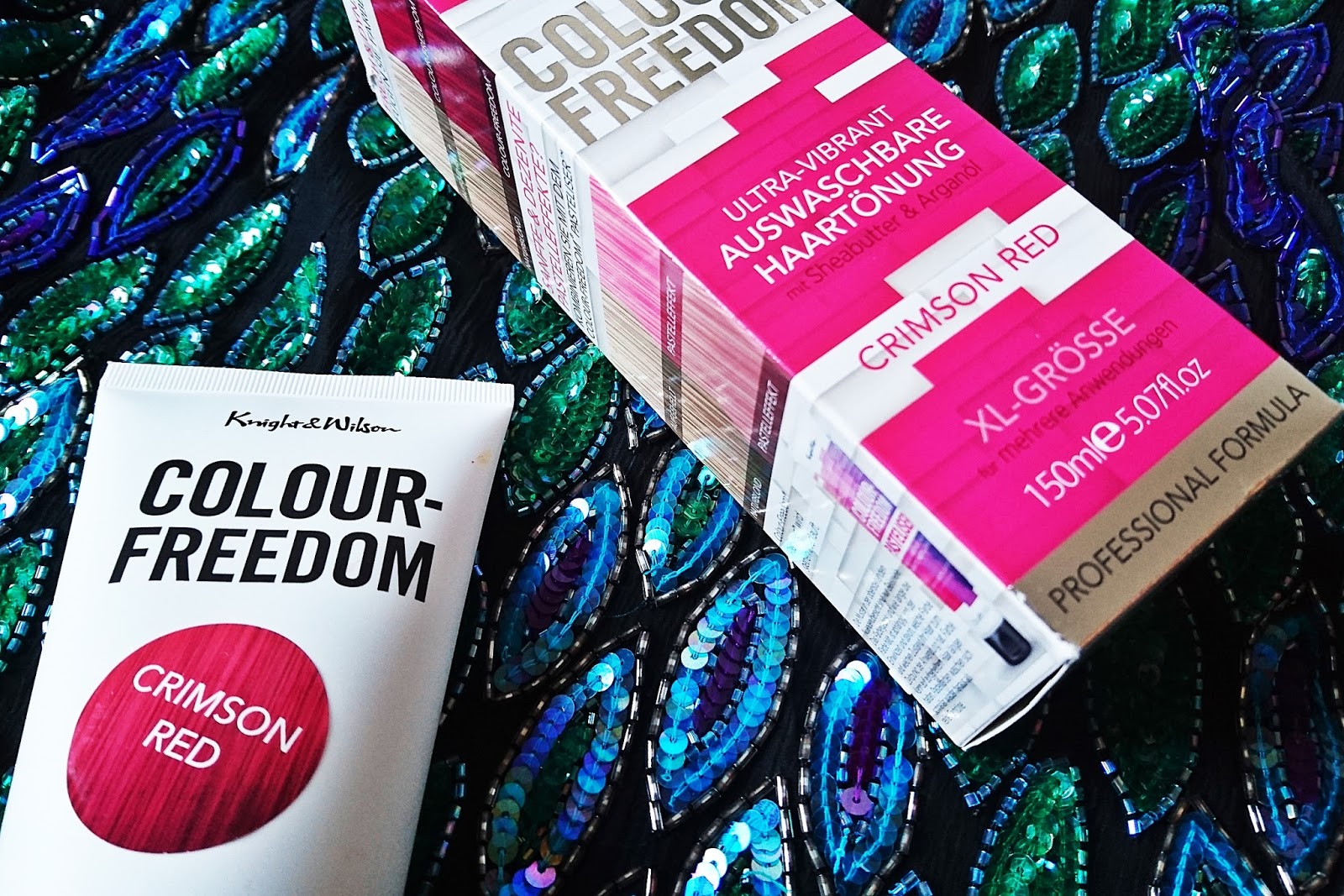REVIEW: Colour Freedom's "Crimson Red" vegan dye on virgin hair