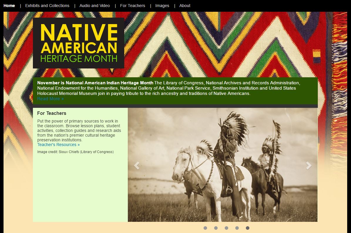UpFront with NGS: Let's Celebrate Native American Heritage Month ...