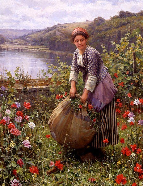 7 das Artes: Pinturas de Daniel Ridgway Knight (1839-1924).