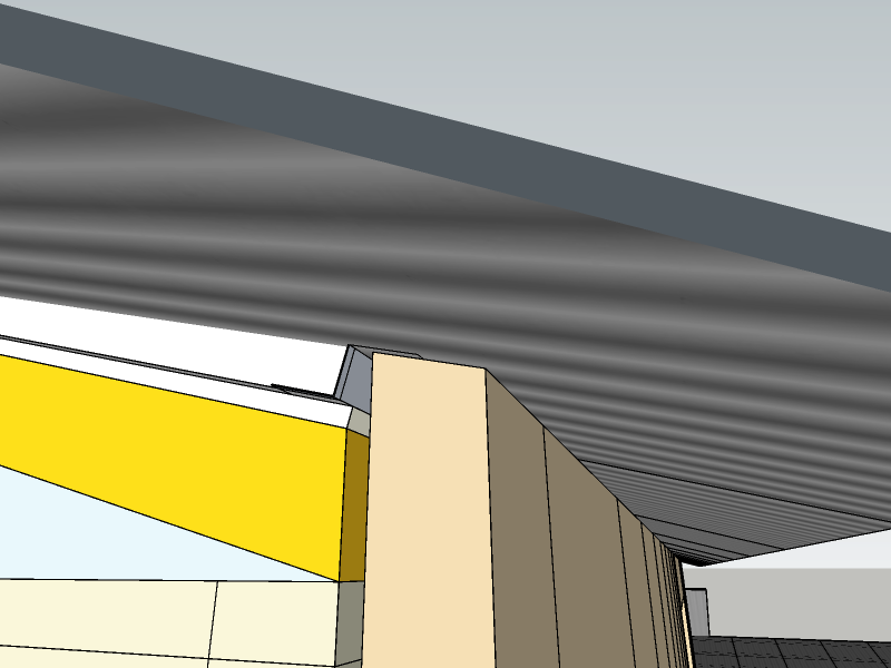 The Taj Garage: BAL-FZ detailing to Hebel wall panels