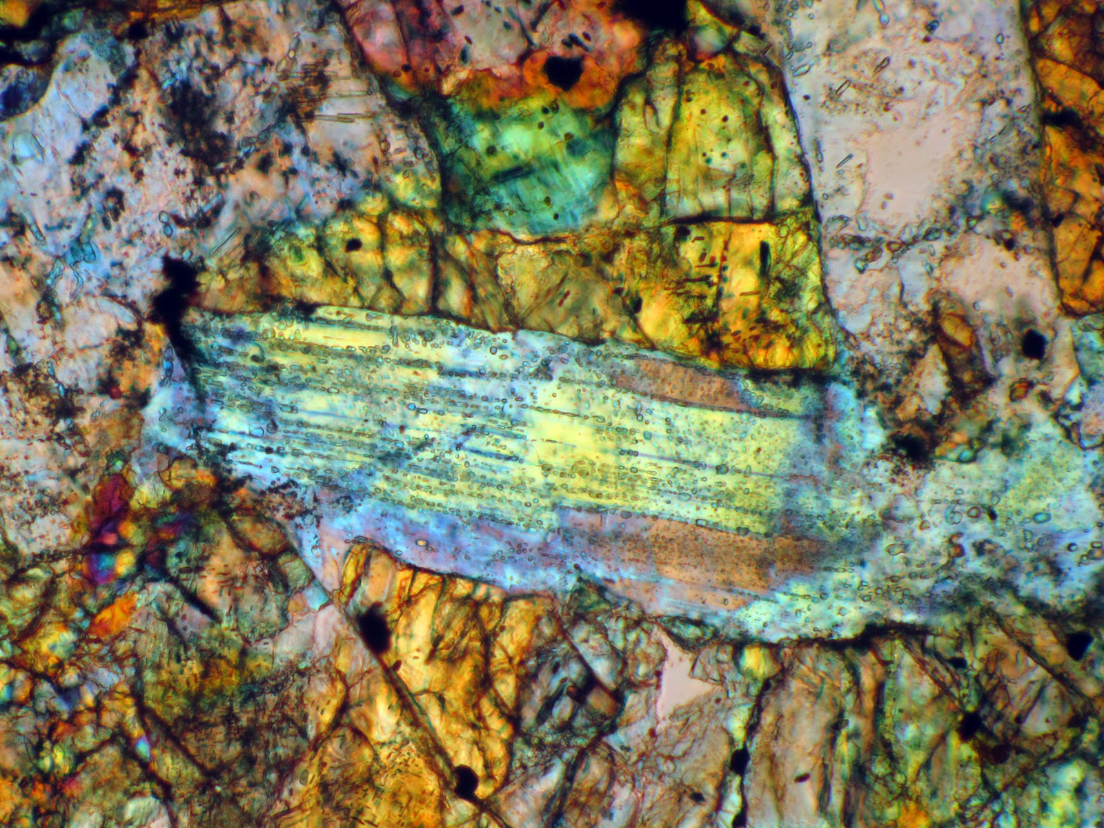 Tom Phillips Thin Sections - Meteorite & Rock Art: NWA6386 Diogenite ...
