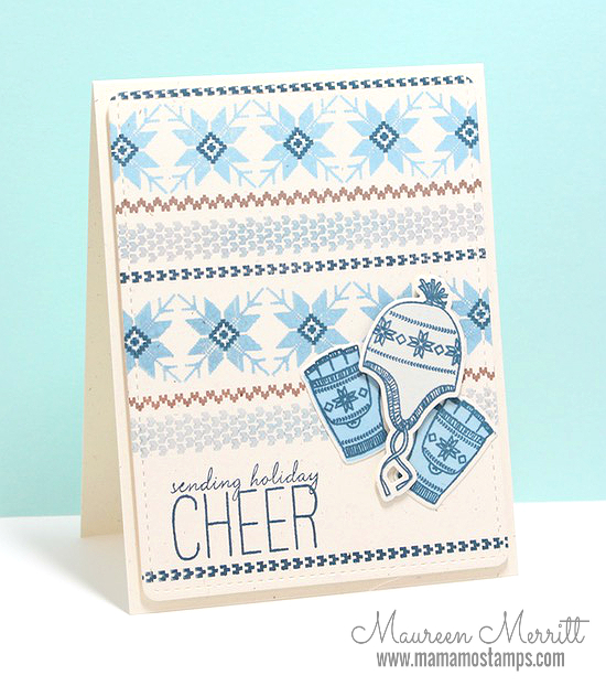 Stamp Away With Me: Throwback Thursday Challenge #8 - Fair Isle Backgrounds