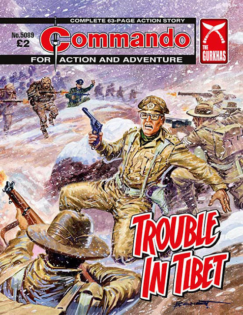 BLIMEY! The Blog of British Comics: Coming up in COMMANDO this week...
