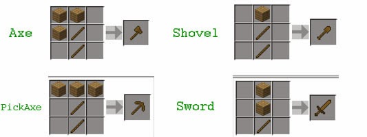 Sinty Bigdig does minecraft: Minecraft basic tool creation and usages ...