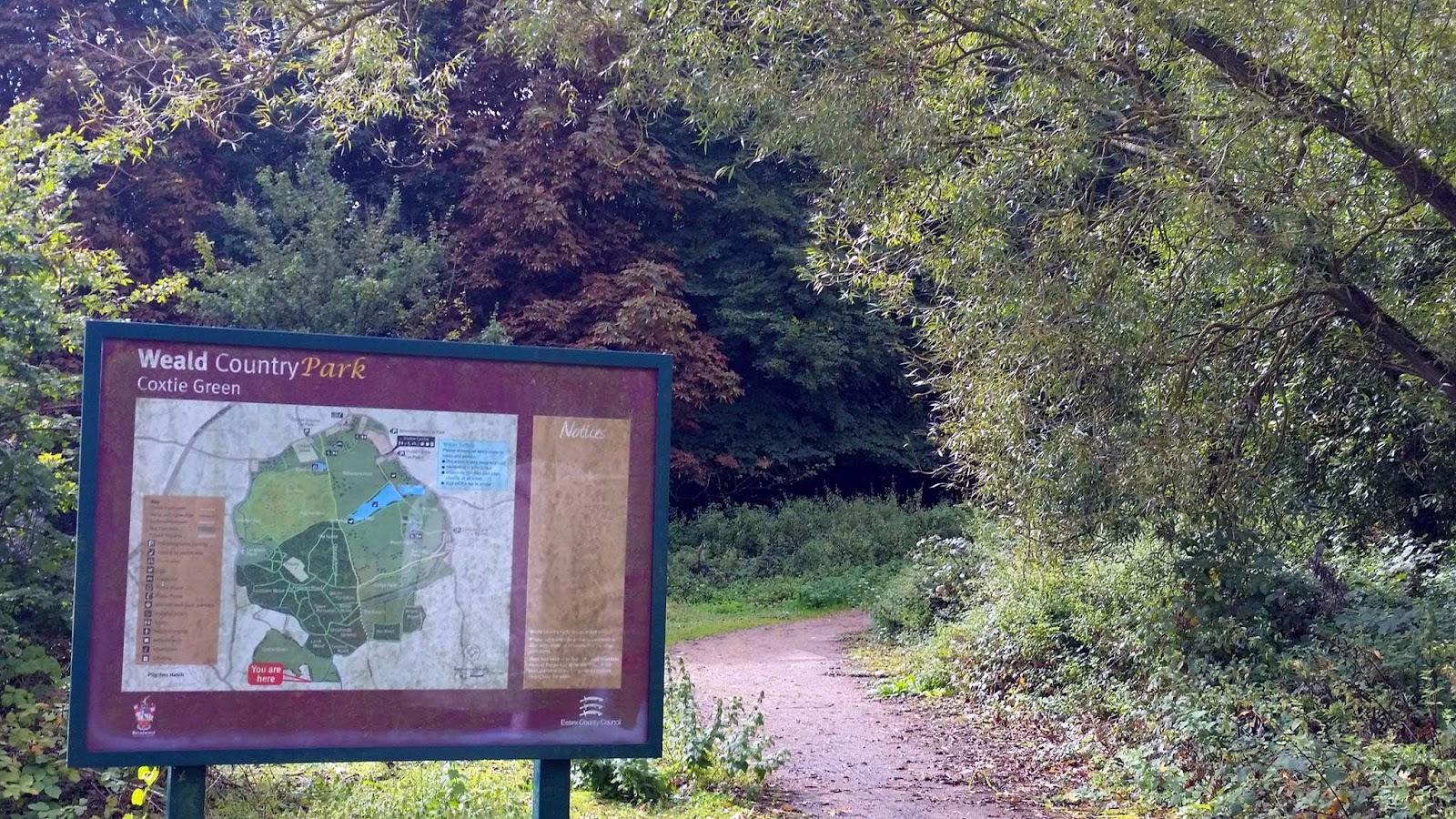 My Adventures 3: South Weald Circular Walk 19th September 2017