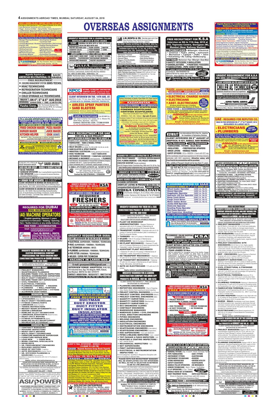 Assignment Abroad Times- 04th October 2023