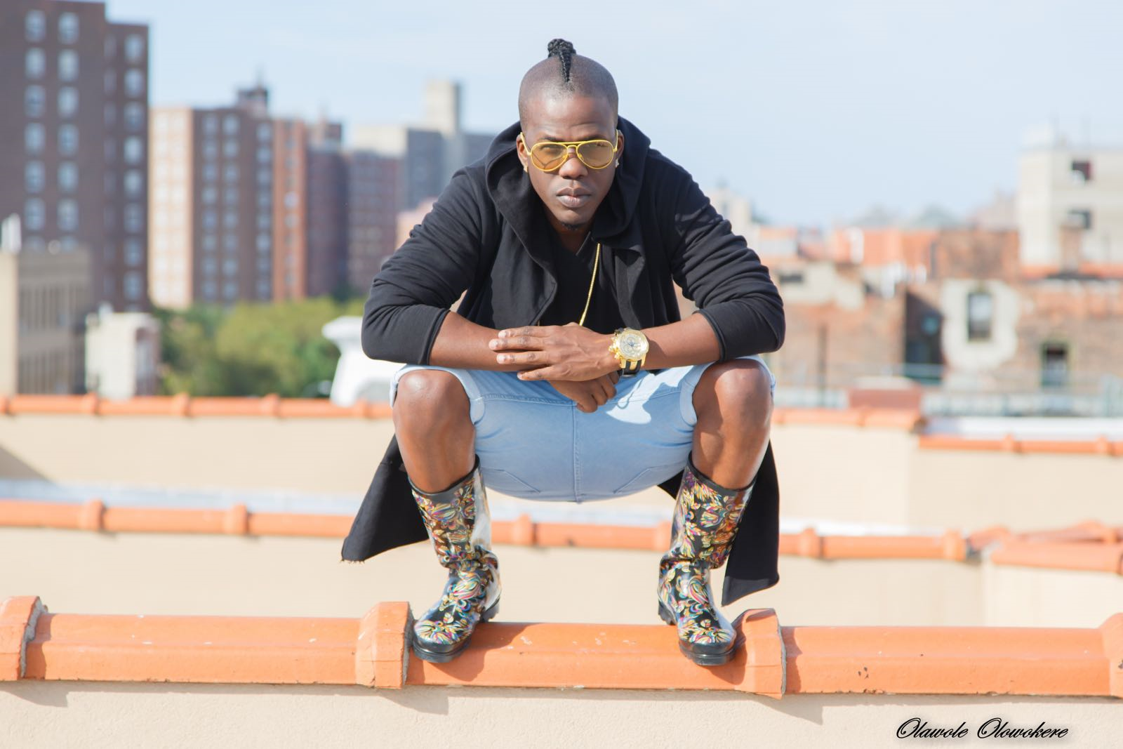Iceberg Slim Poses for Outdoor Shots in New York - Brand Icon Image ...