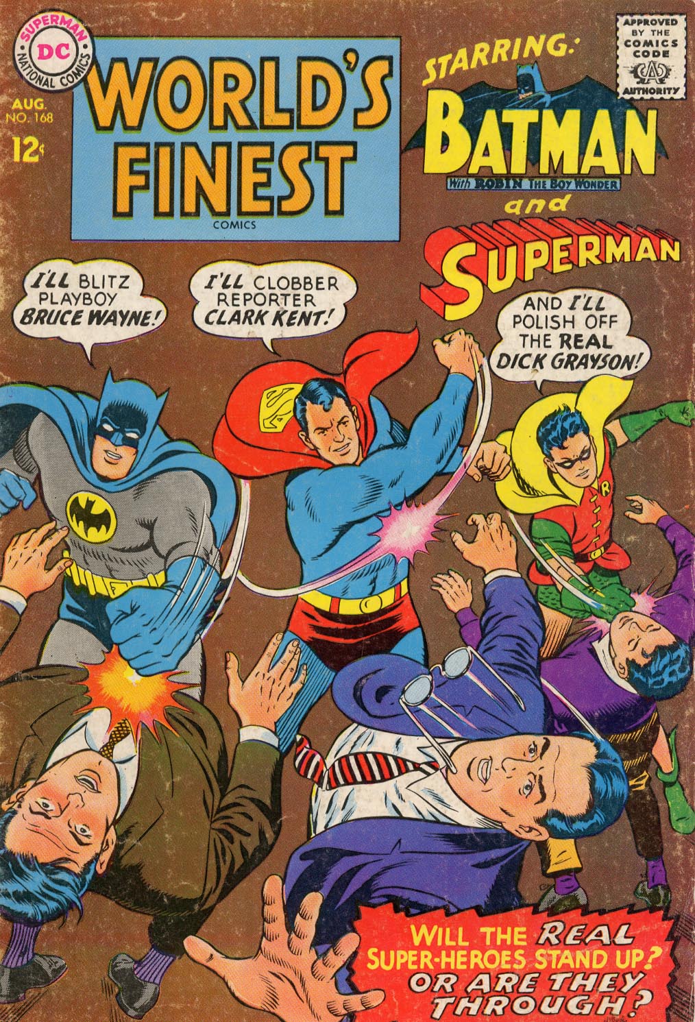 The World's Finest Blog: World's Finest # 168, August, 1967
