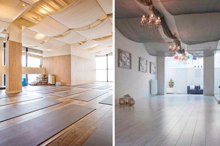 Marzua: Techos decorados con telas