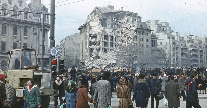 Vintage Photos From the Bucharest Earthquake of 1977 ~ Vintage Everyday