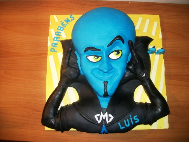 Os Bolos da Terê - Cake Design: Megamind
