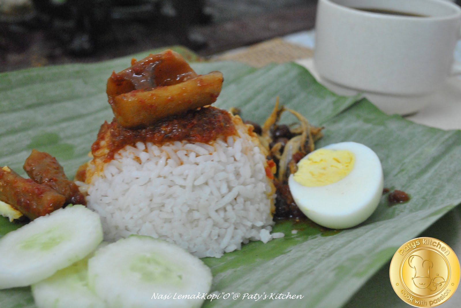 PATYSKITCHEN: GOOD MORNING MALAYSIA - BREAKFAST MENU, NASI LEMAK KOPI "O"