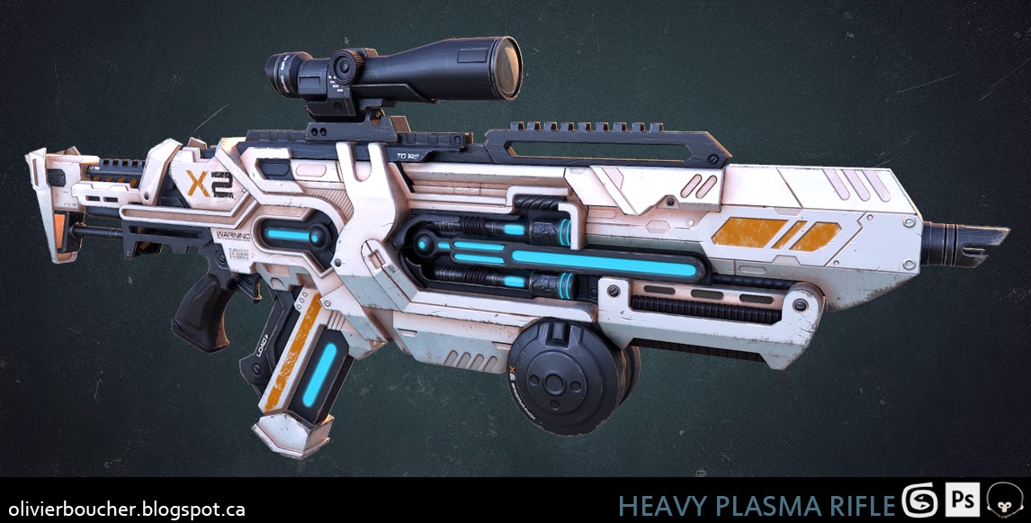 Olivier Boucher's portfolio: Heavy Plasma Rifle
