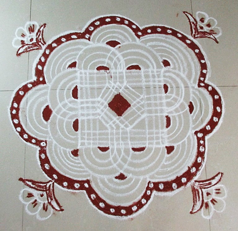 Padi kolam design 2015 - 1