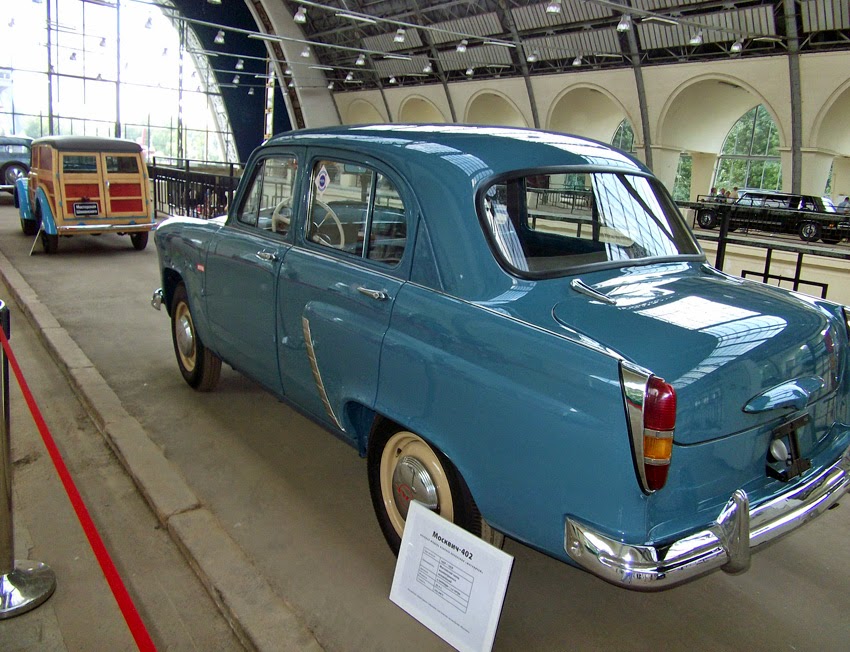 Spotted...cars in Moscow: Museum 1956-85 Moskvitch Cars